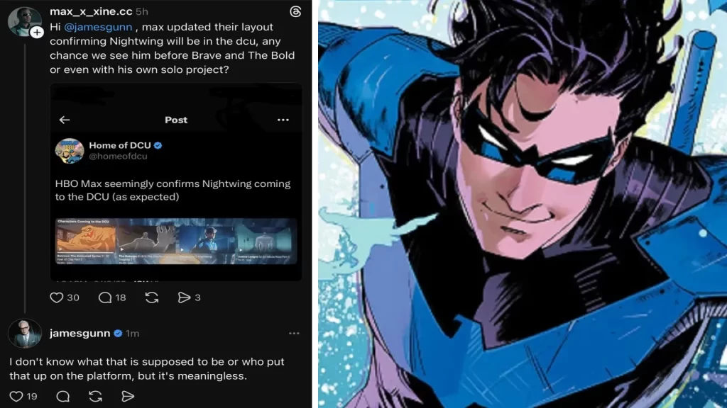 DCU: ¿Nightwing será el siguiente proyecto para HBO Max? James Gunn responde
